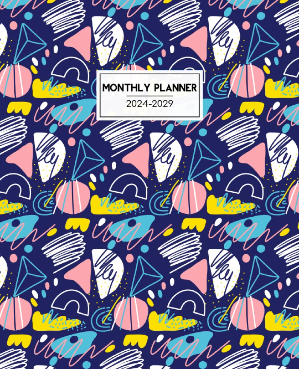 Amazon.com: monthly planner 2024-2029: Five year Calendar Two Pages per ...