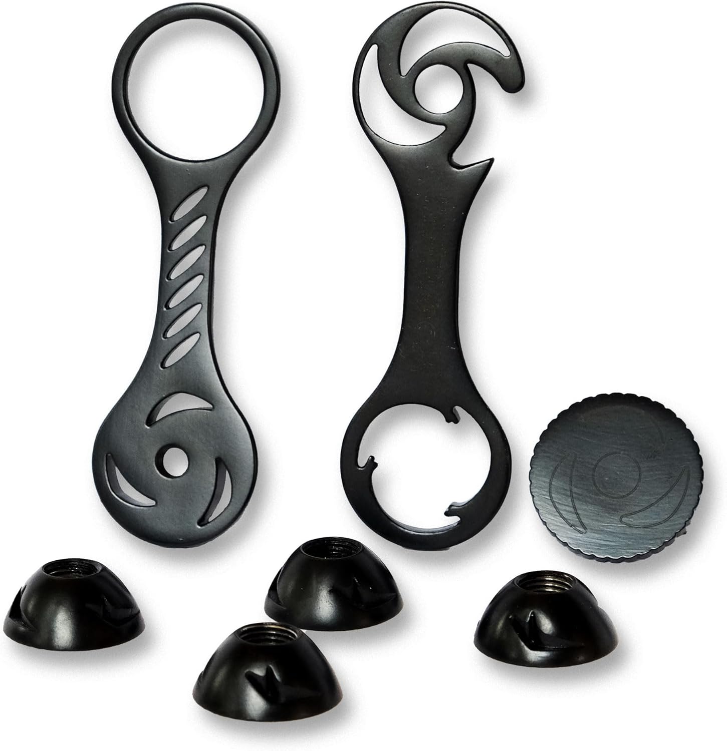 NutLock Bike Wheel Locks Front and Rear Security Axle Nut and Wrench ...