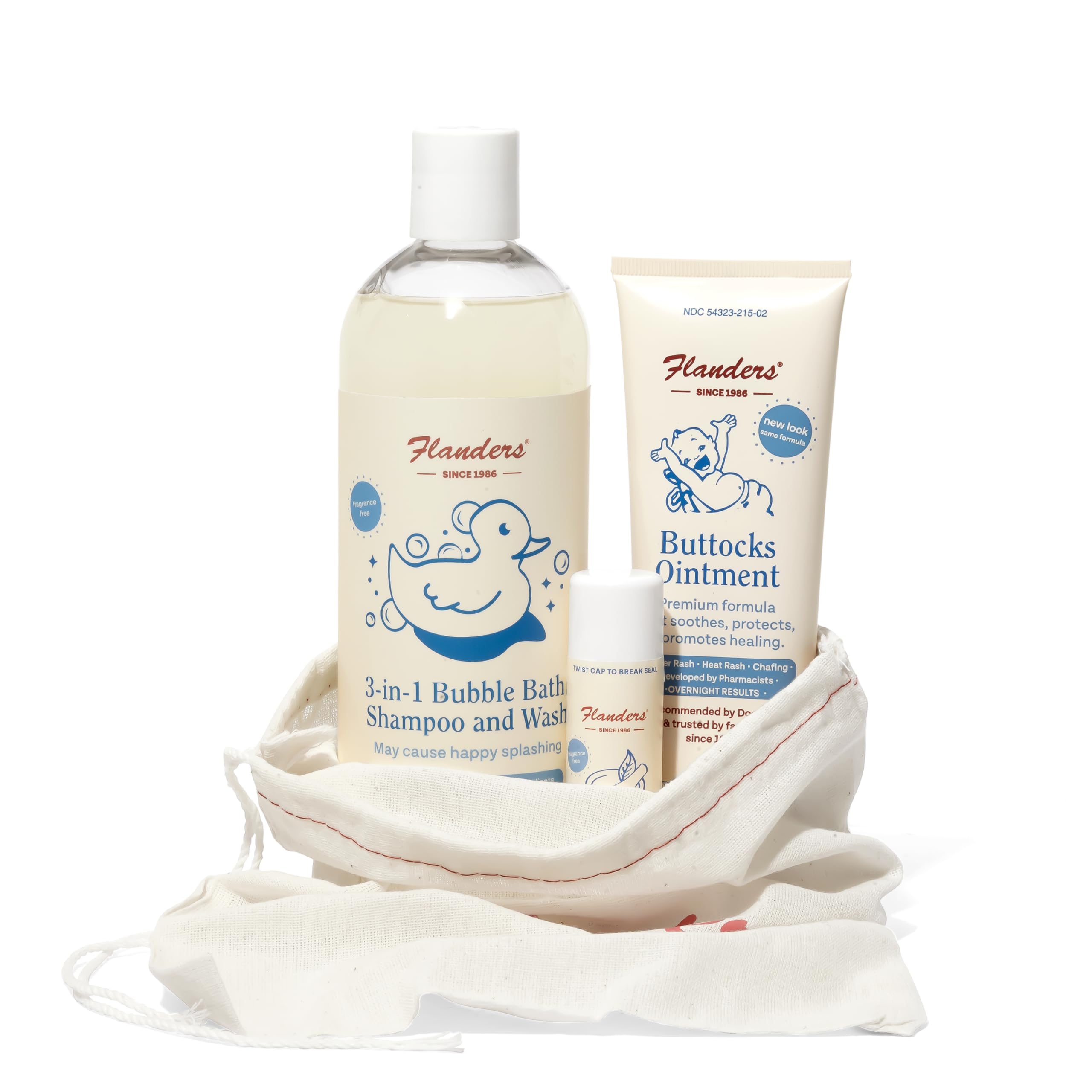Amazon.com: Flanders Baby Gift Set - Includes Flanders Buttocks ...