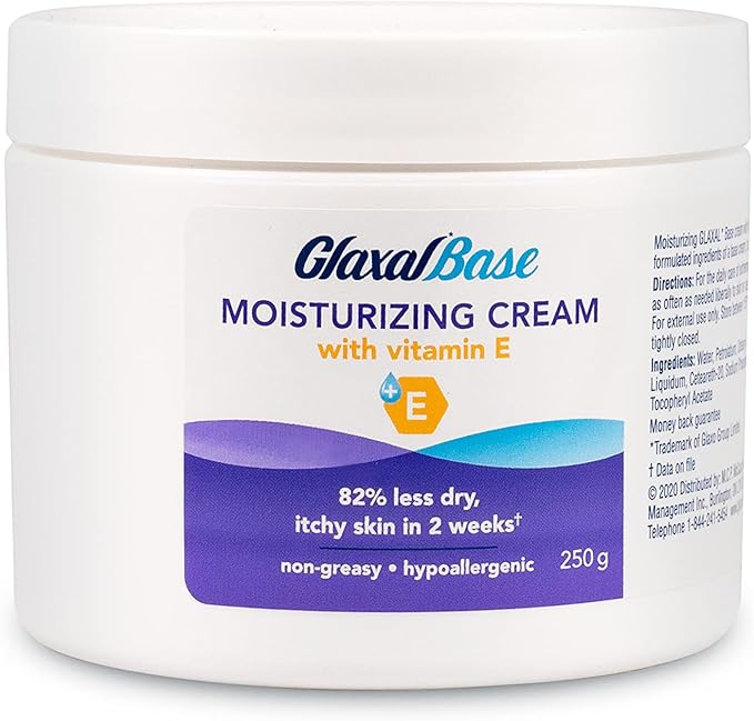 Glaxal Base Moisturizing Cream with Vitamin E for Dry, Itchy Skin ...