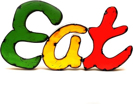 Amazon.com: Rustic Arrow Large Eat Sign for Decor, 33.5"x2"x14.5 ...