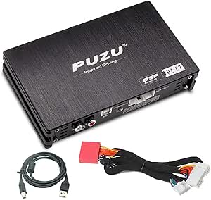 Amazon.co.jp: PUZU 4～6車載DSPアンプ4*150 W出力、mazda 24ピンプラグアンドプレイコネクタ付き : 車＆バイク