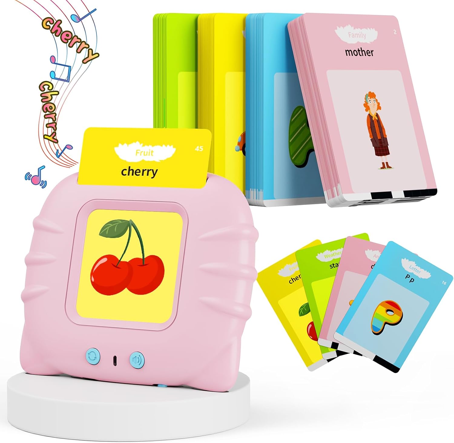 Amazon.com: bravokids Talking Flash Cards Toddler Toys, Preschool ...