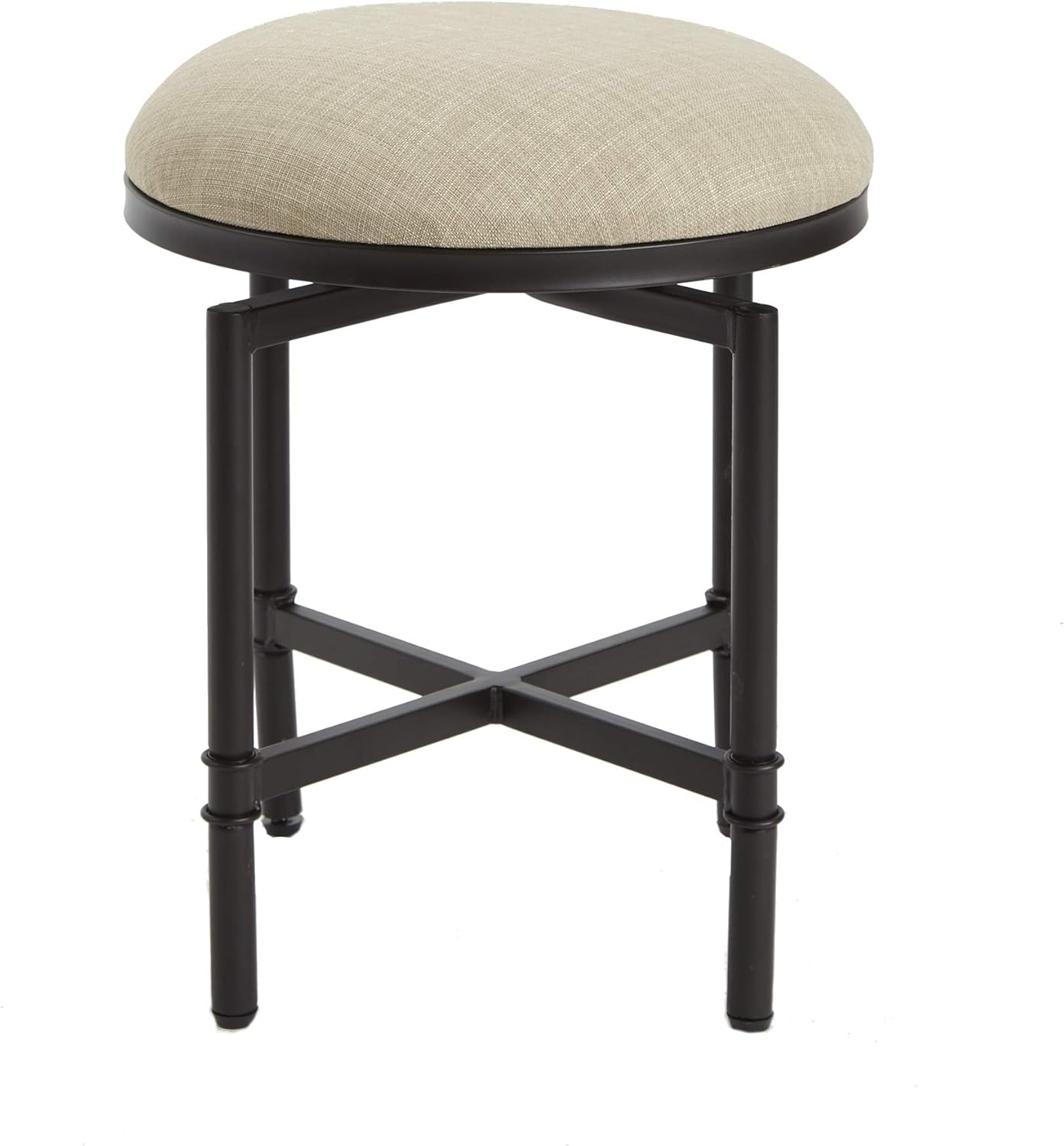 Amazon.com: Silverwood Vanity Bench, Oil Rubbed Bronze and Linen