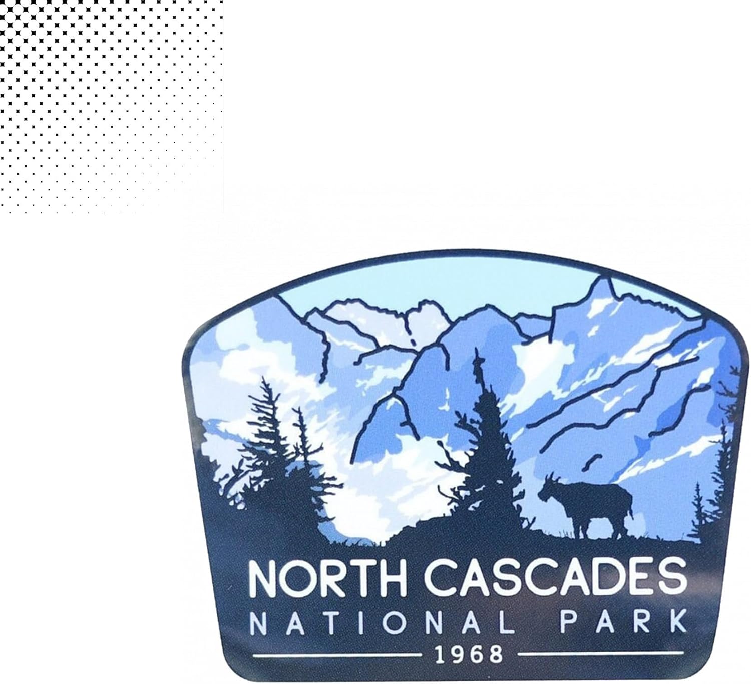 Amazon.com: North Cascades National Park Sticker, Nature Sticker ...