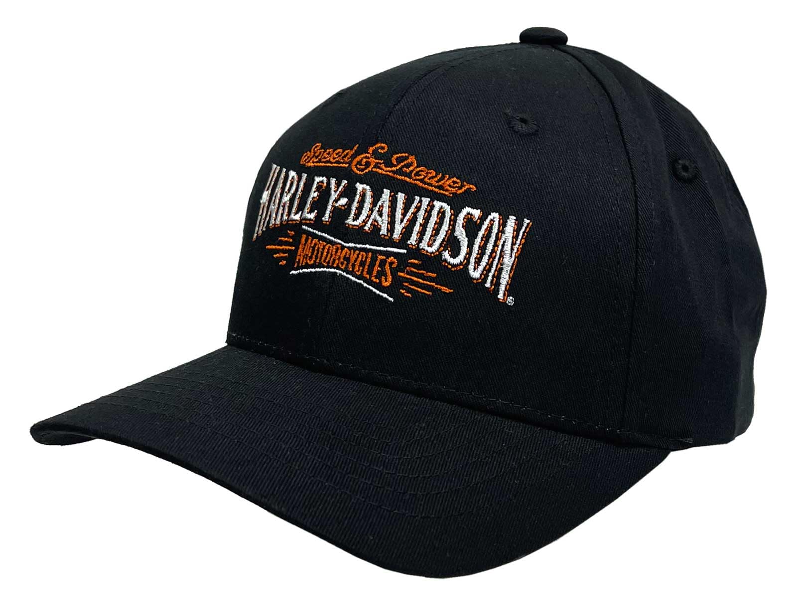 Harley-Davidson Men's Ghosted Adjustable Snapback Baseball Cap - Black ...