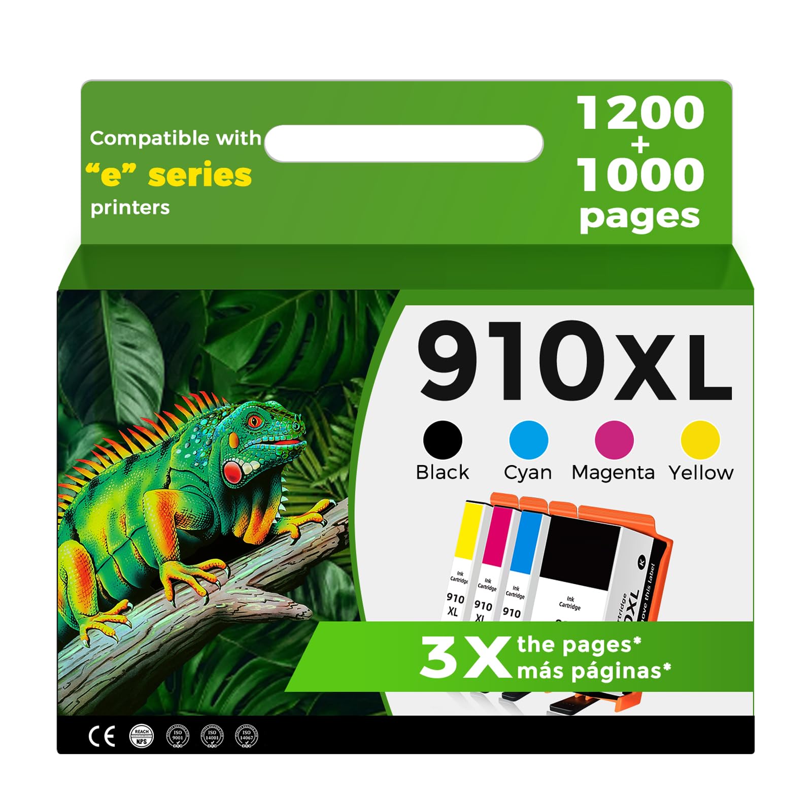 Amazon.com: 910XL Ink Cartridges Combo Pack Compatible for HP 910 XL ...
