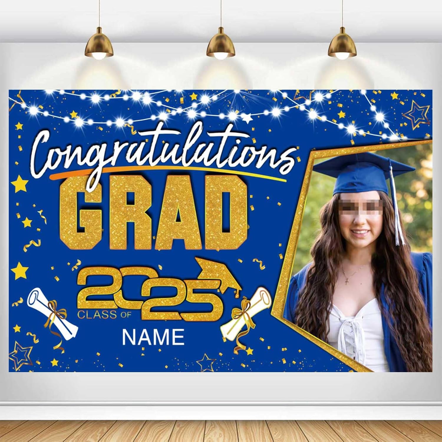 Amazon.com: AUBAO Custom Graduation Party Decorations 2025 ...
