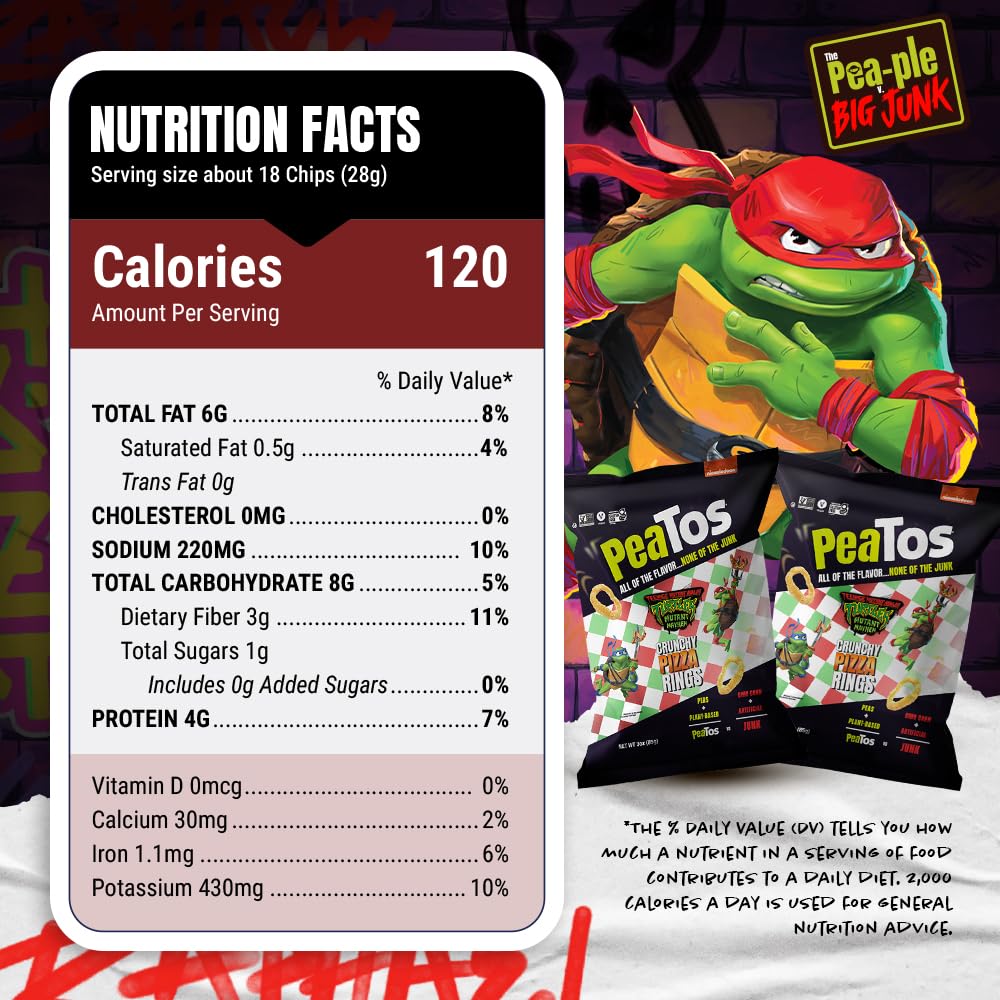 Snapklik.com : Teenage Mutant Ninja Turtles PeaTos - Crunch Pizza Curls ...
