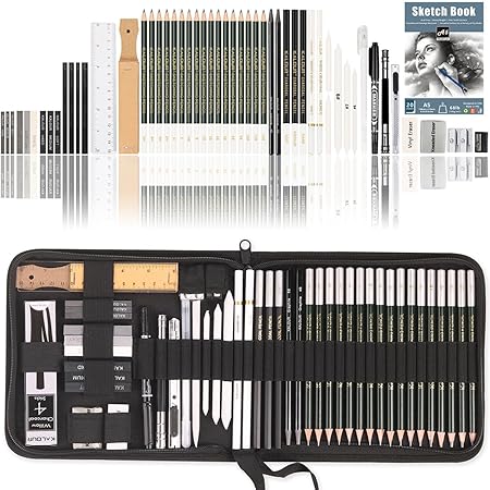 HASTHIP® 54 Pcs Professional Sketch & Drawing Tool Kit - Unleash Your ...
