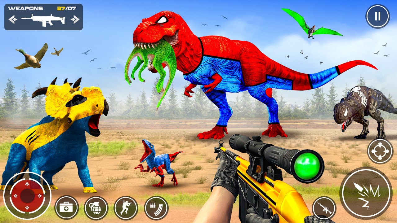 Wild Assassin Animal Shooting - Dinosaur Hunting Sniper Shooter Gun ...