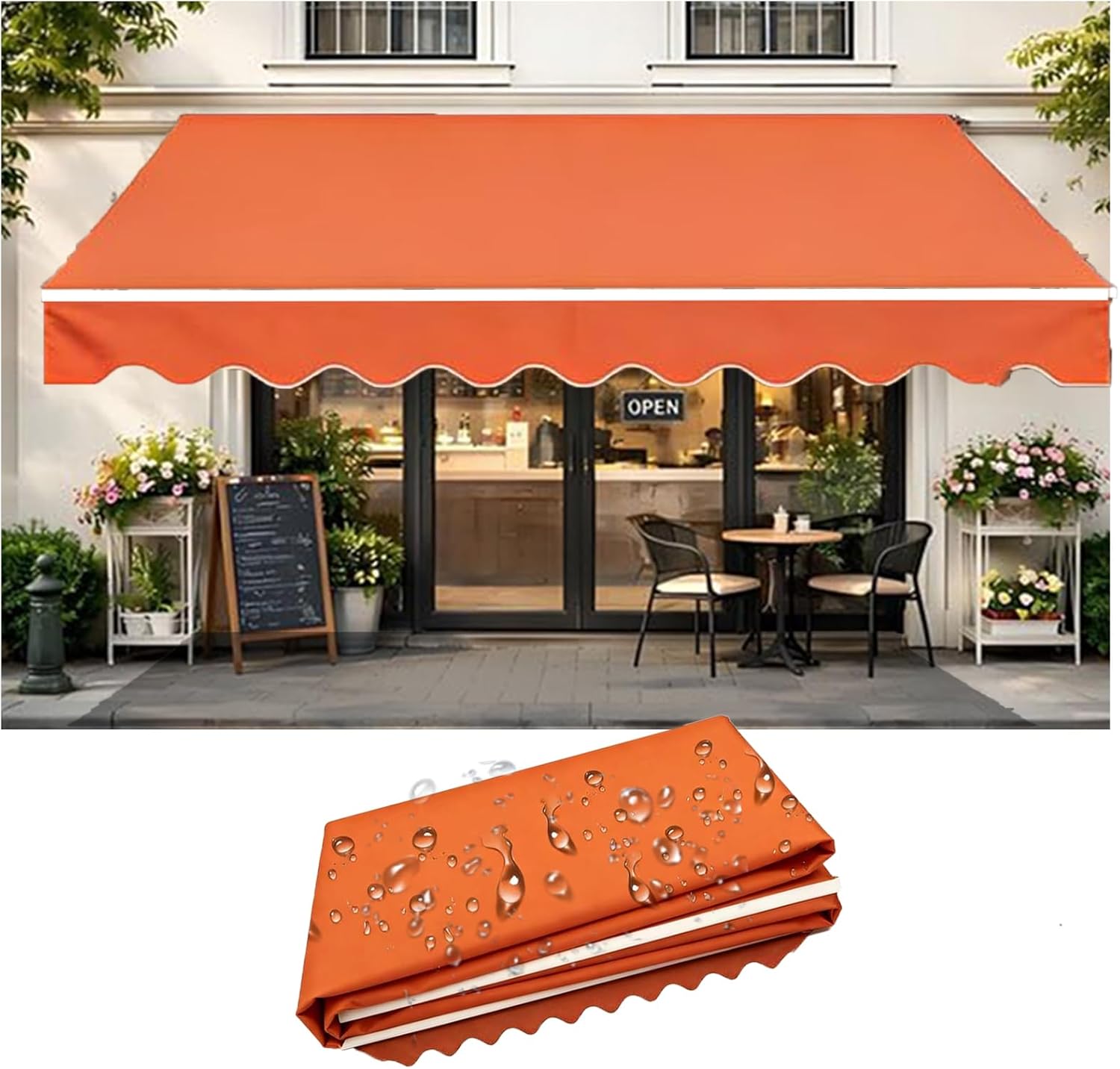 Ausziehbarer Ersatz für Terrassen, 280 g, wasserdicht, für Terrasse ...