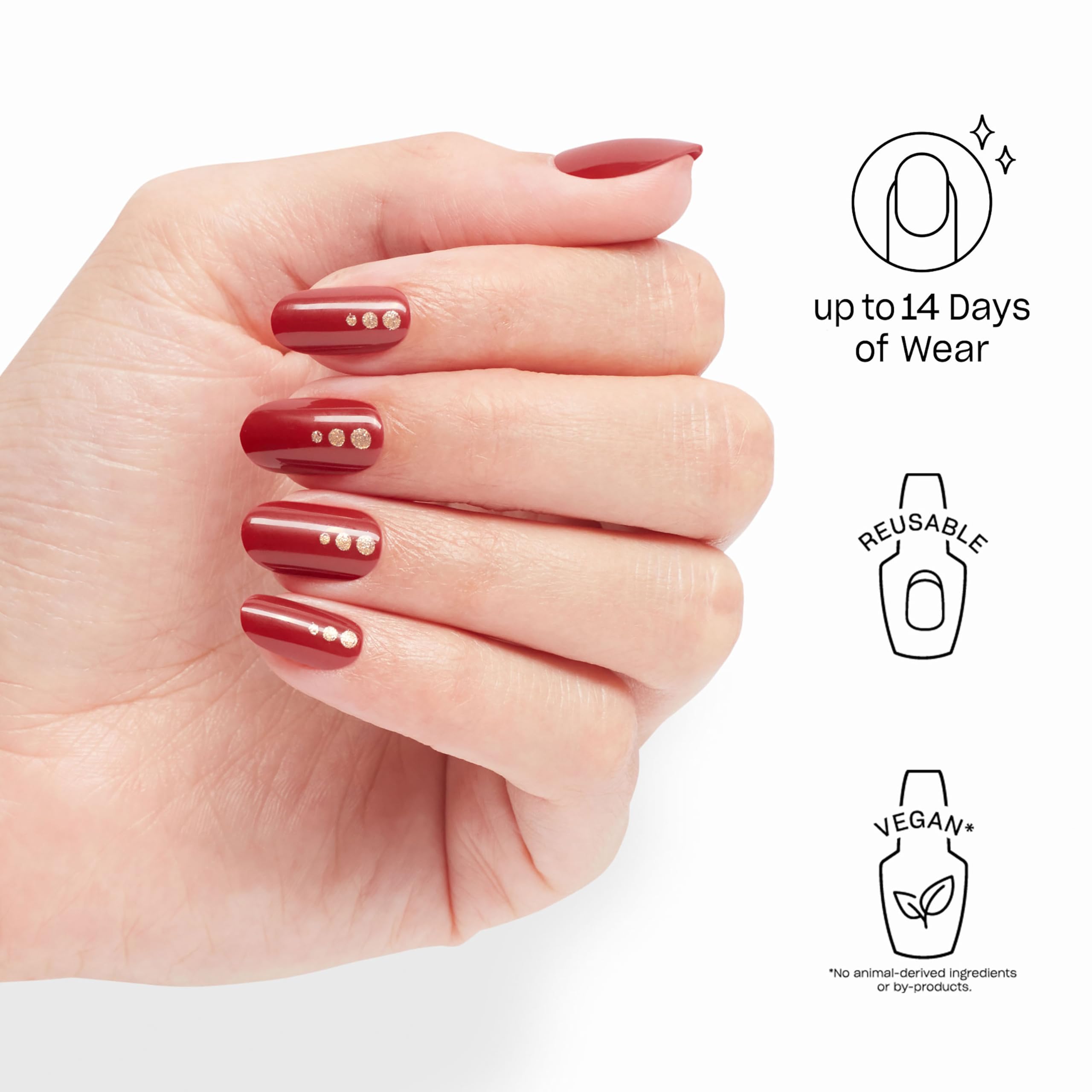 Snapklik.com : OPI On Point Big Candy Apple Red Short Round Bright Red