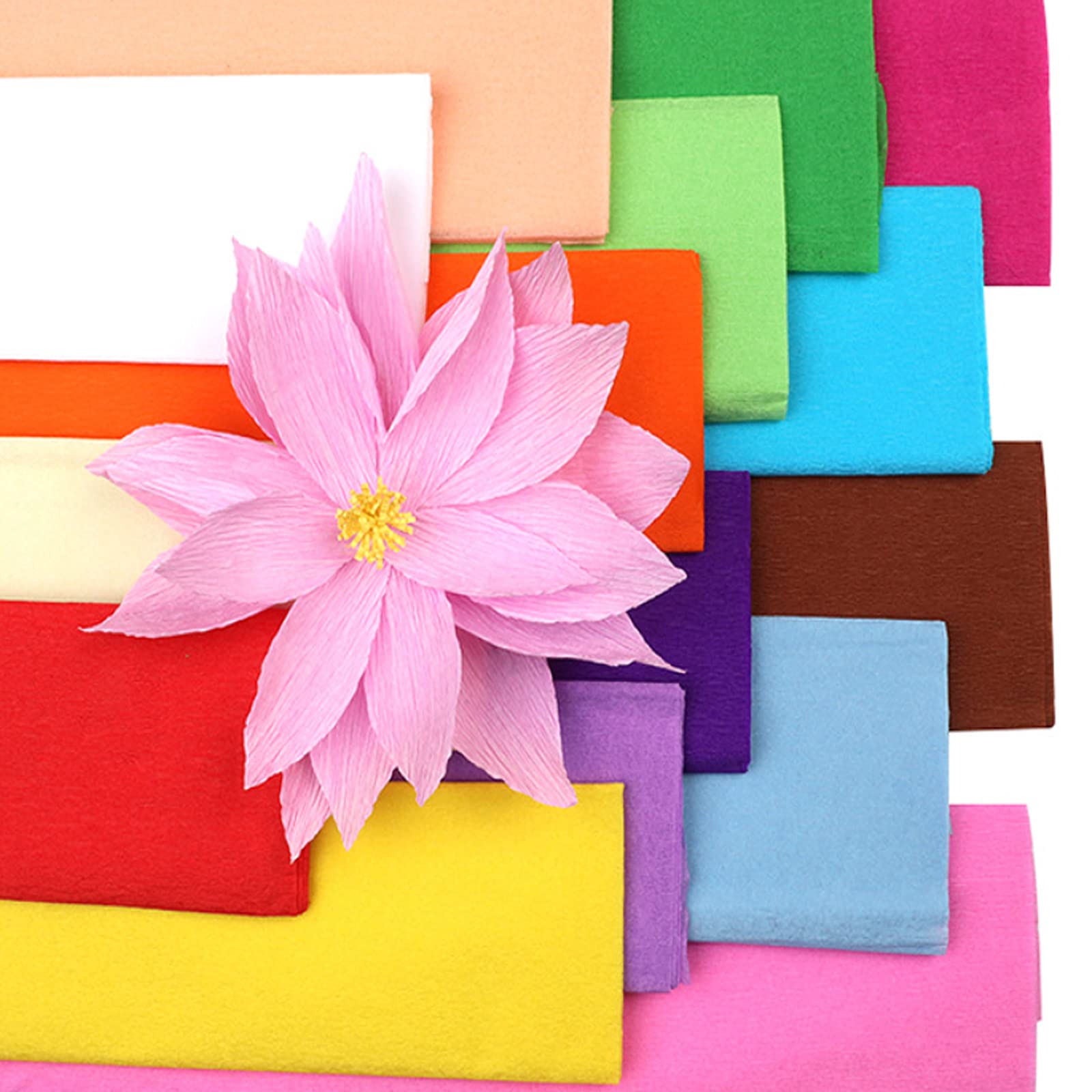 Amazon.com: Premium Crepe Paper Party Streamers 21 Assorted Colors ...