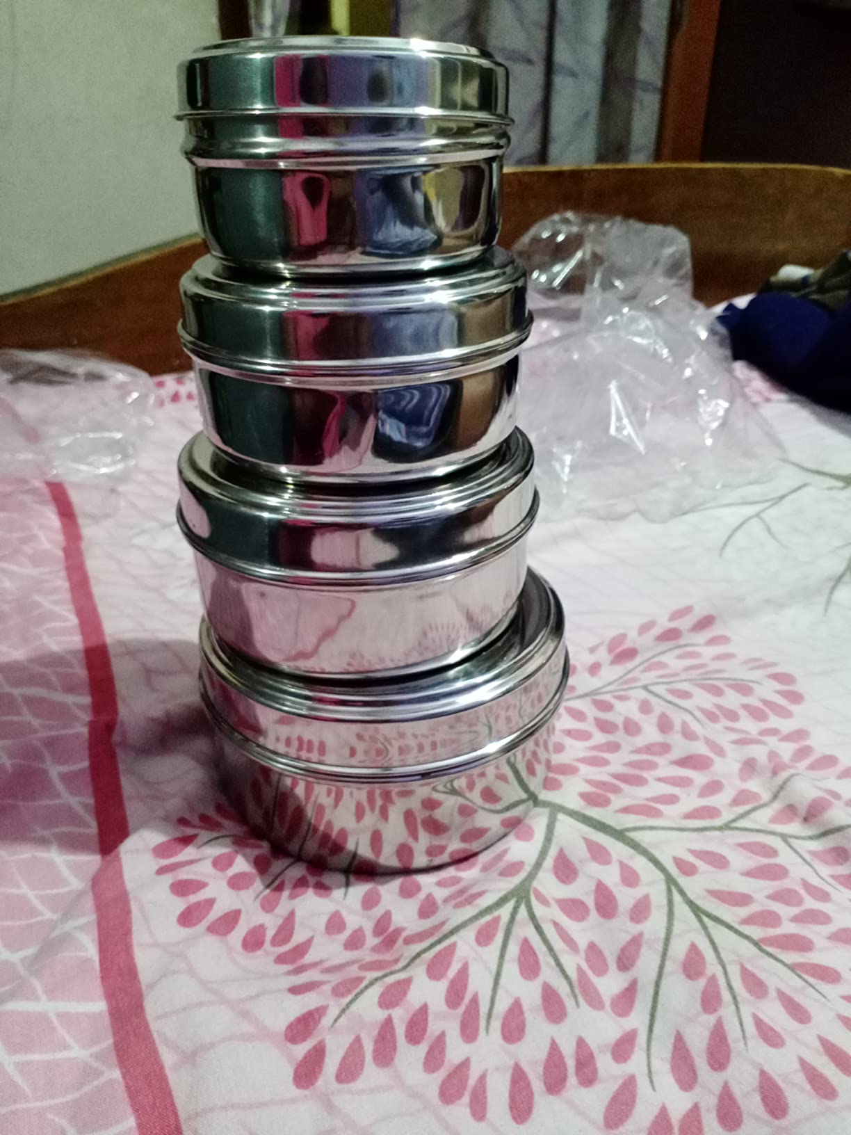 Buy King International Stainless Steel Set Of 4 pcs Food Storage ...