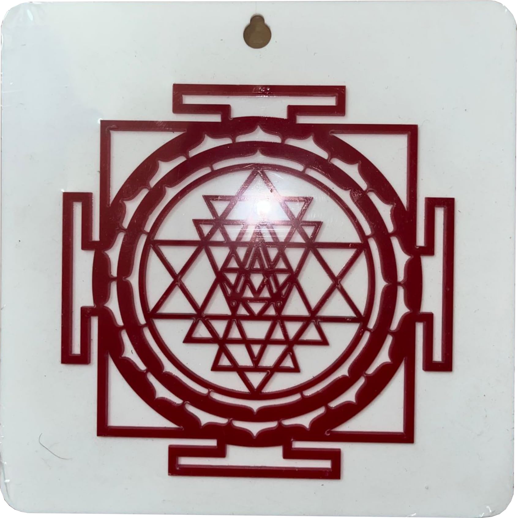 Buy Hallmark Craft Acrylic Lakshmi Mahadeva Sri Yantra/Sri Chakra ...