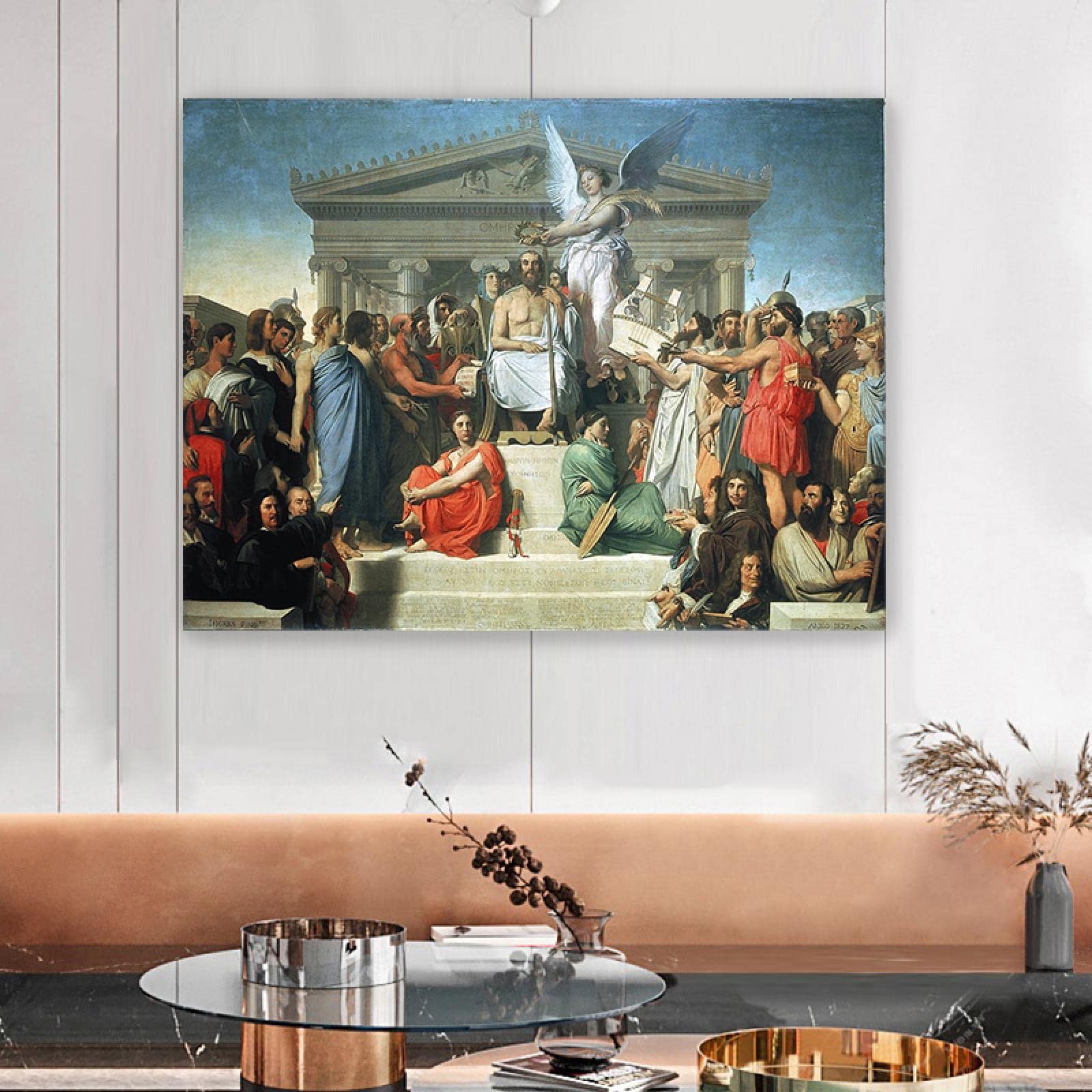 Filejean Auguste Dominique Ingres Apotheosis Of Homer Portrait Of