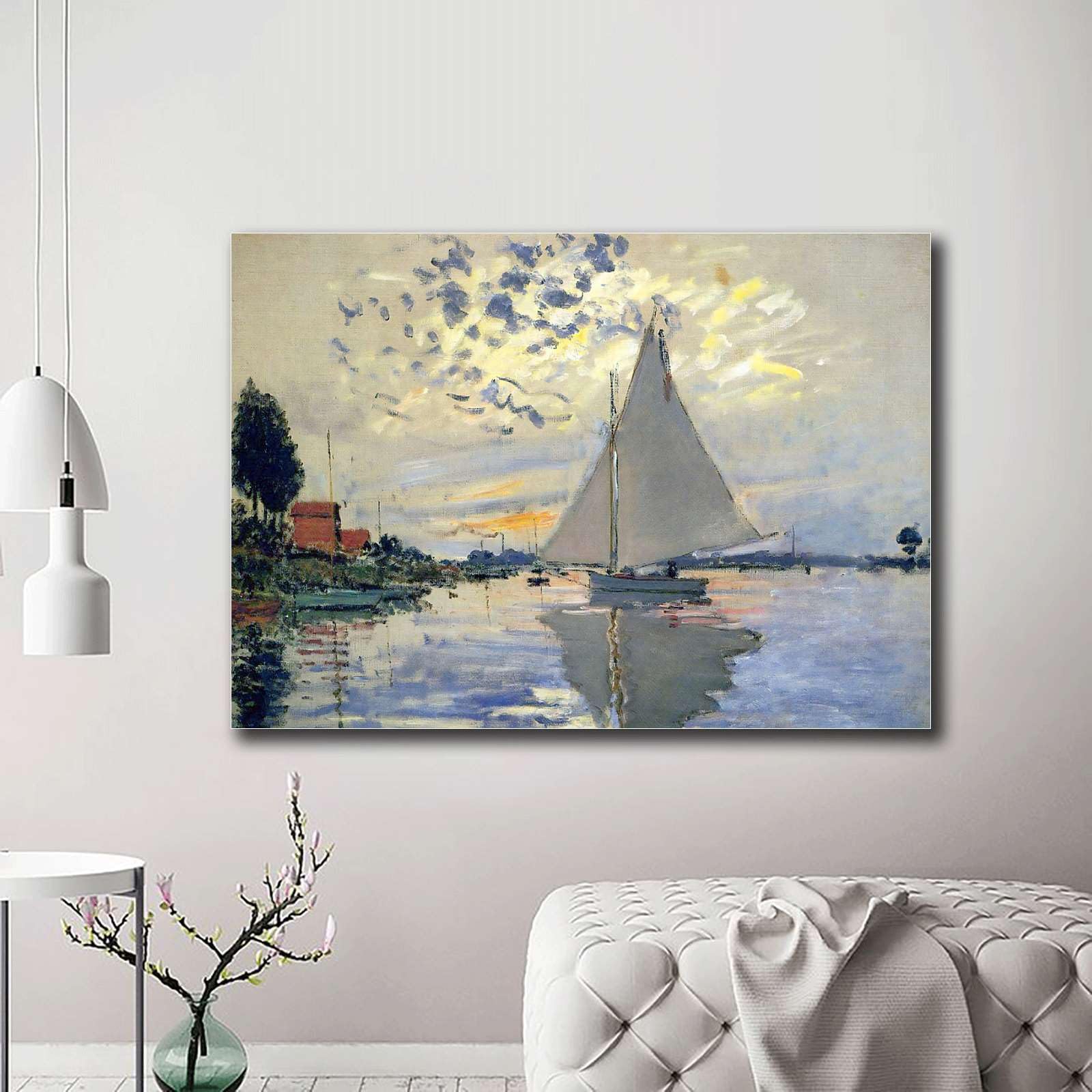 Sailboat Paintings Monet