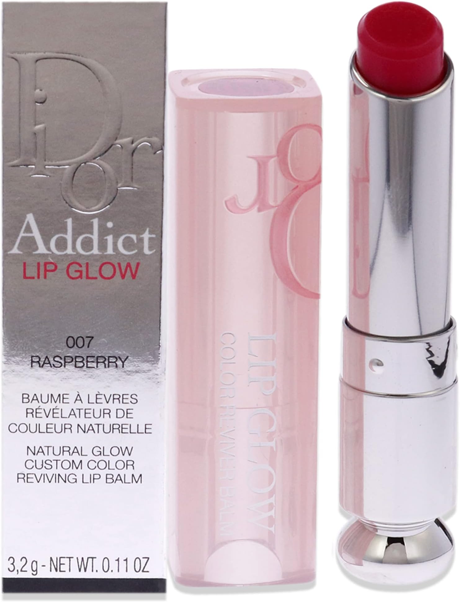 Amazon.com: Christian Dior Addict Lip Glow #001 Pink 3.2 g : Beauty ...