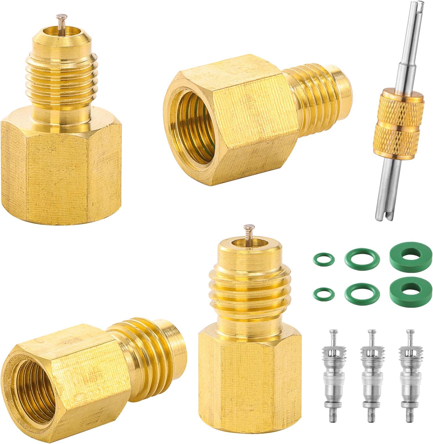 Amazon.com: Tigbear R1234YF Refrigerant Tank Adapter, R1234YF Vacuum ...