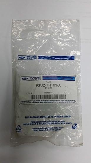 Amazon.com: Genuine Ford Parts - Plug (F2UZ-7H183-A) : Automotive