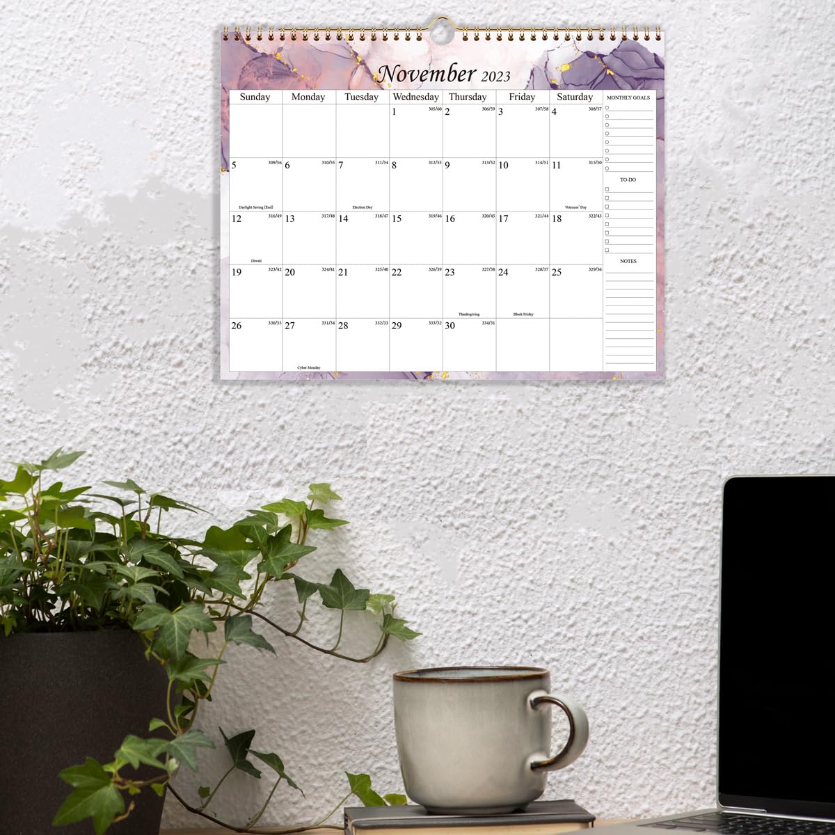 Snapklik.com : 2024 Wall Calendar - 12 Monthly Wall Calendar 2024 From January 2024 To December ...