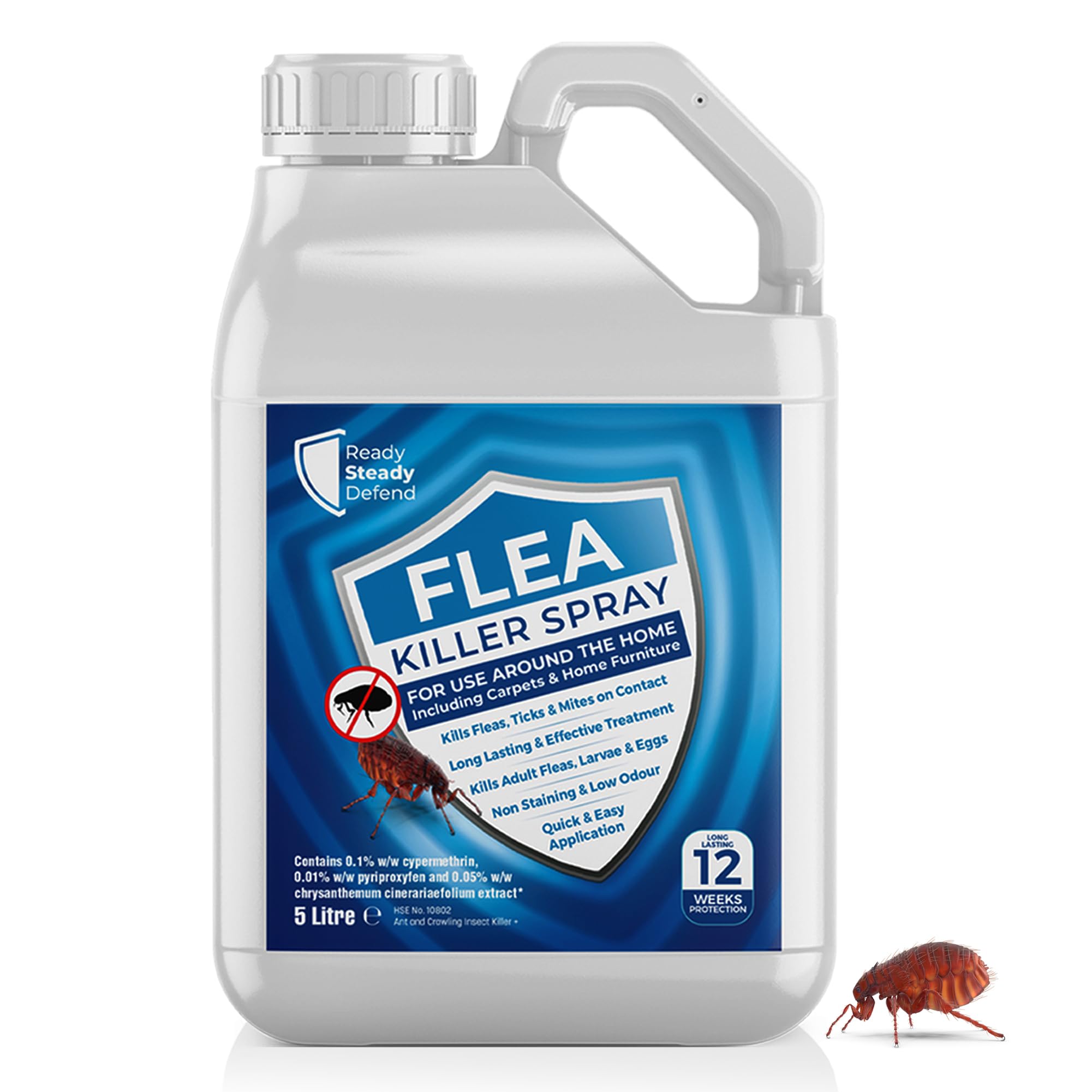 Flea Spray for The Home | 5 Litre | Flea Treatment For Households ...