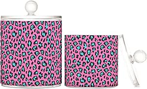 Amazon.com: KOPIRIT Leopard Jars with Lids Canister Jar Bathroom ...