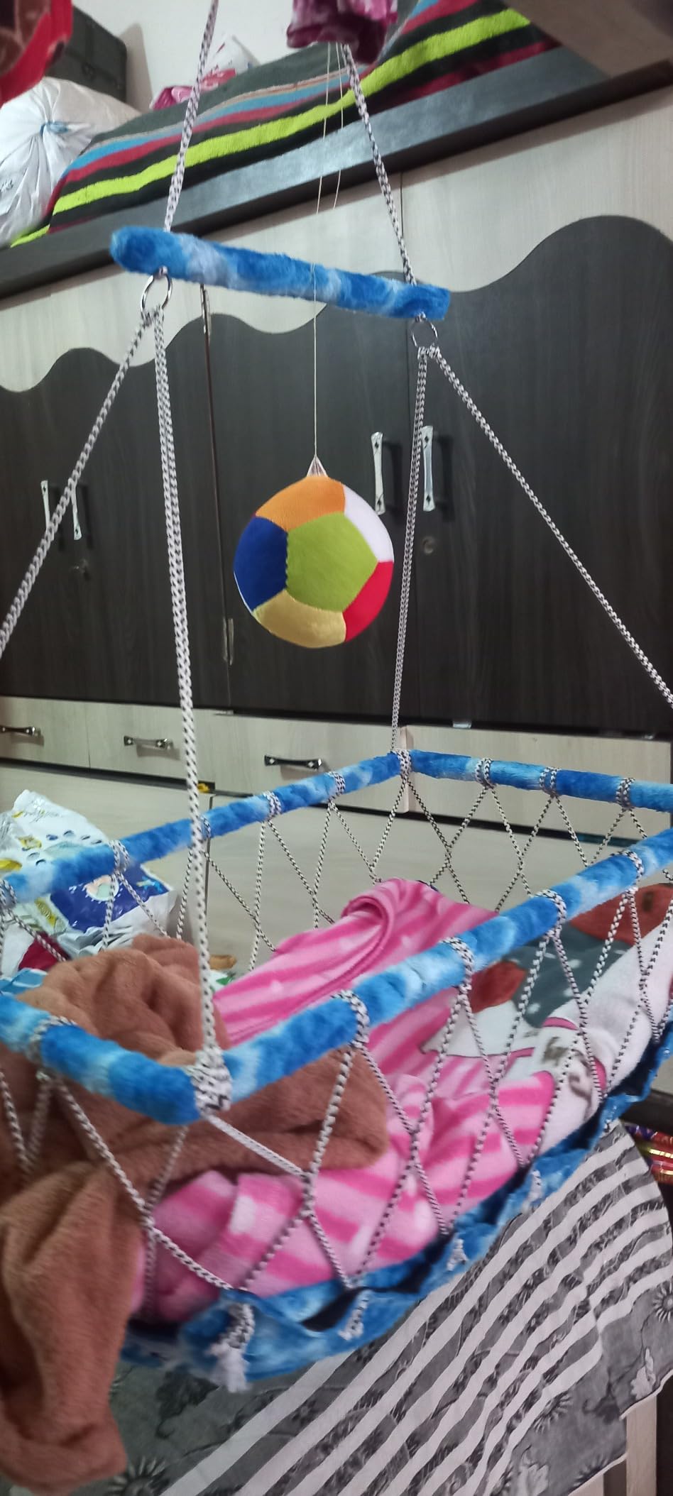 New Born Baby Swing(0-6 Month's Baby)|Cotton Hanging Jhula for Baby ...