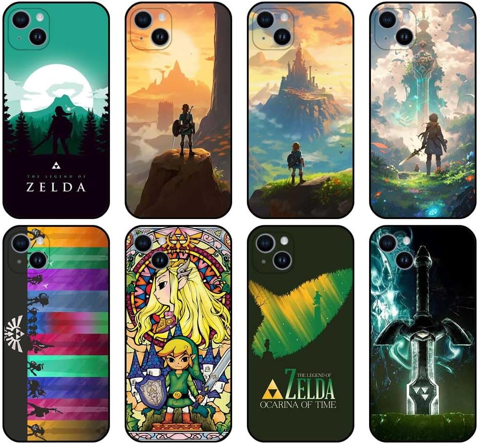 Amazon.com: RegisBox Link Phone Cases BOTW TOTK Case Covers Hylian ...