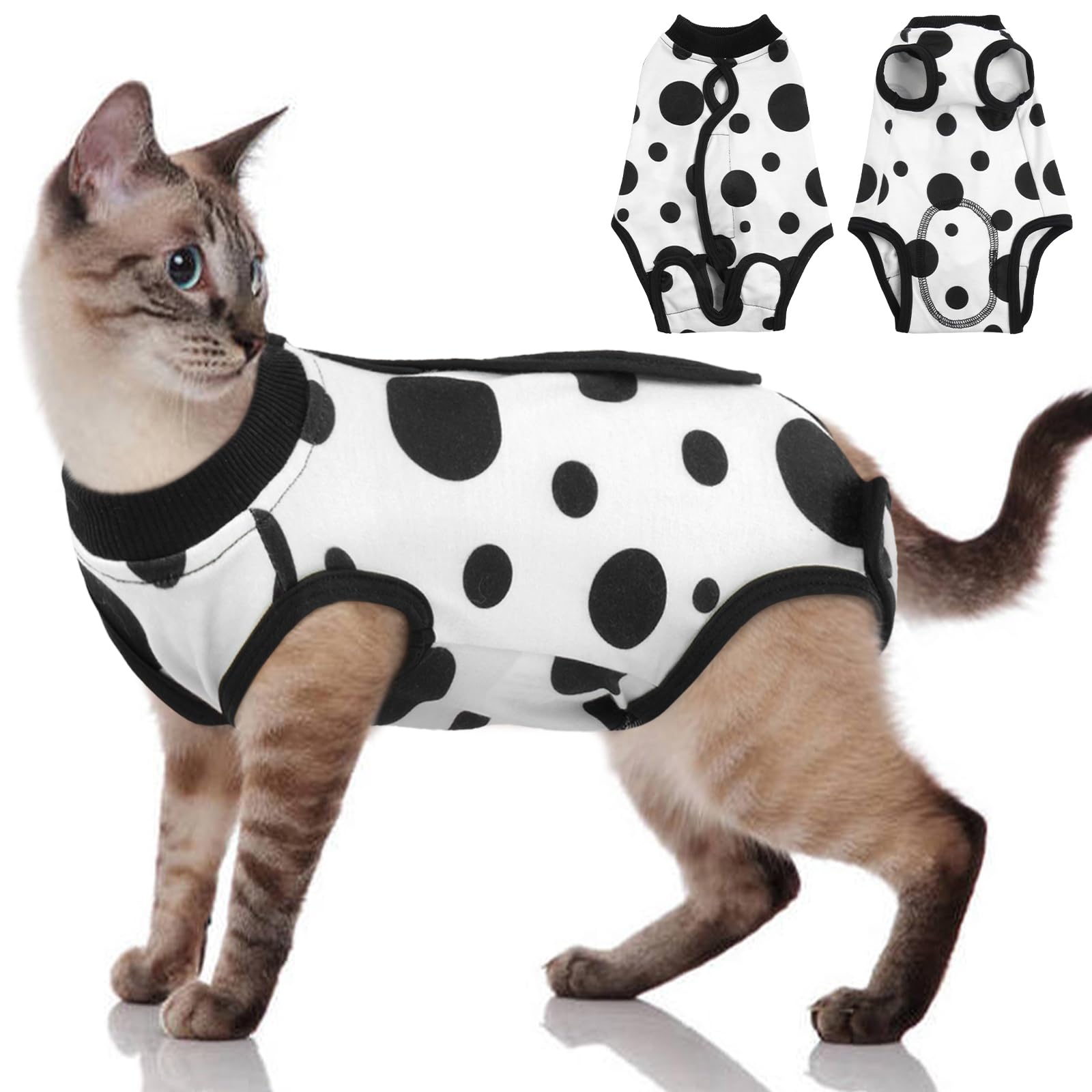 Amazon.com : FUAMEY Cat Recovery Suit for Cats Spay,Cat Onesie ...