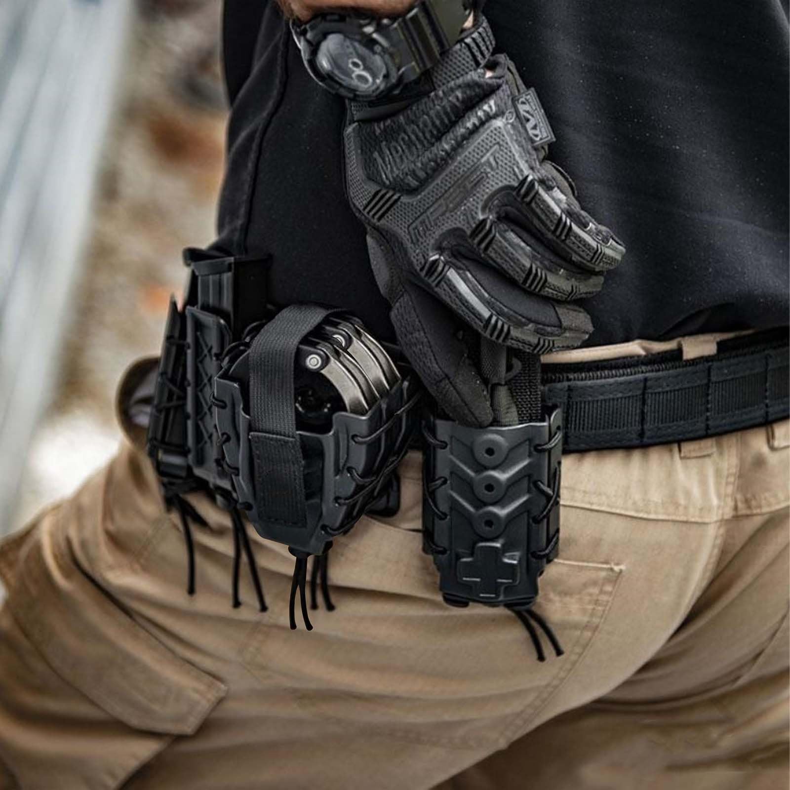 Molle Handcuff Pouch Handcuffs Case Law Enforcement Menotte Agent De ...