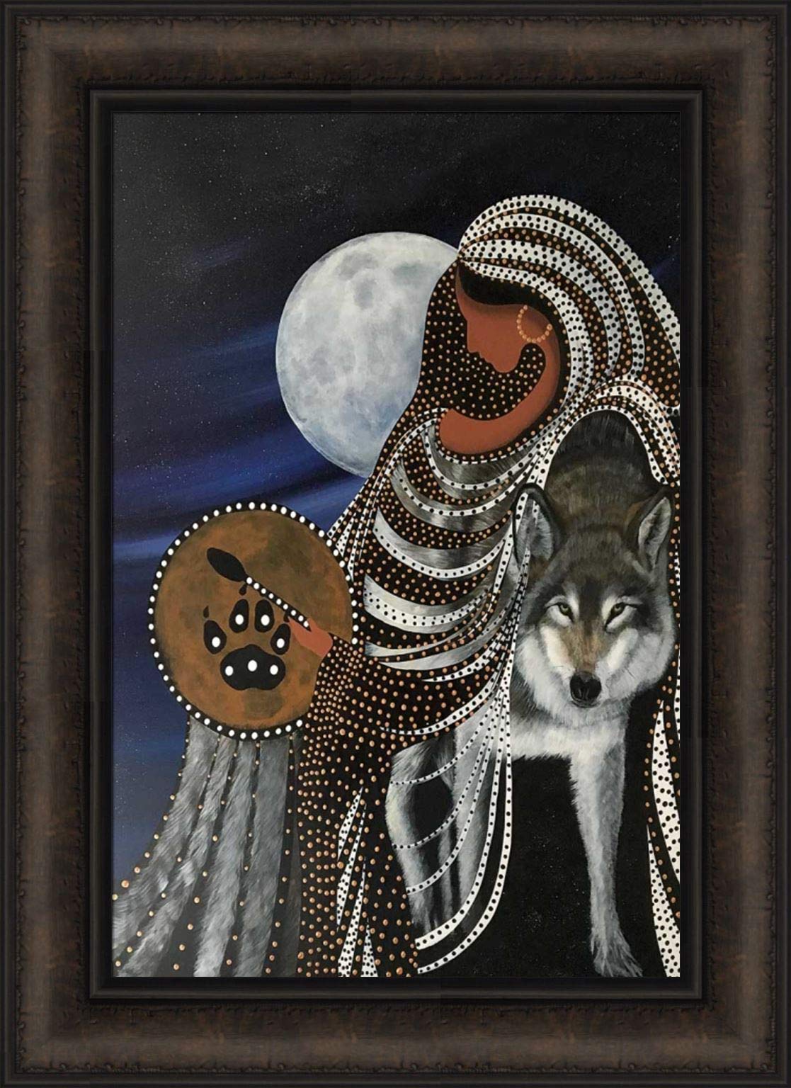 Native American Wolf Paintings