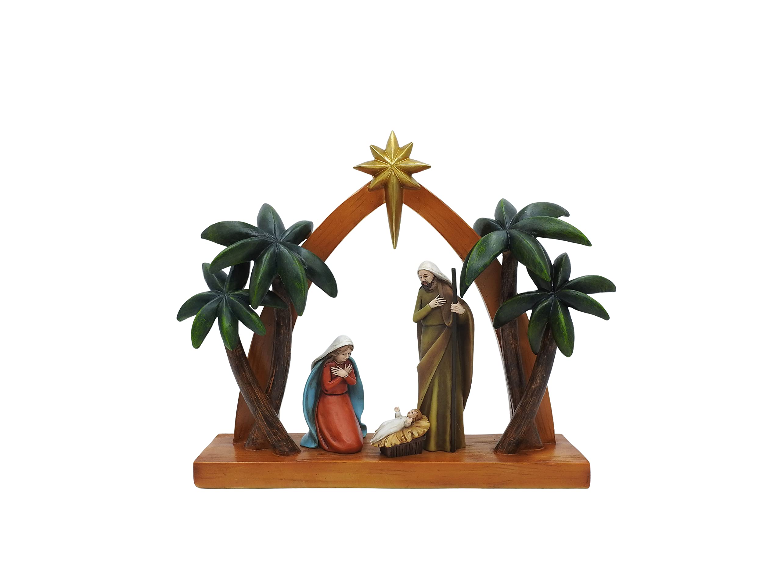 Comfy Hour Faith and Hope Collection Palm Tree and Nativity Scene ...