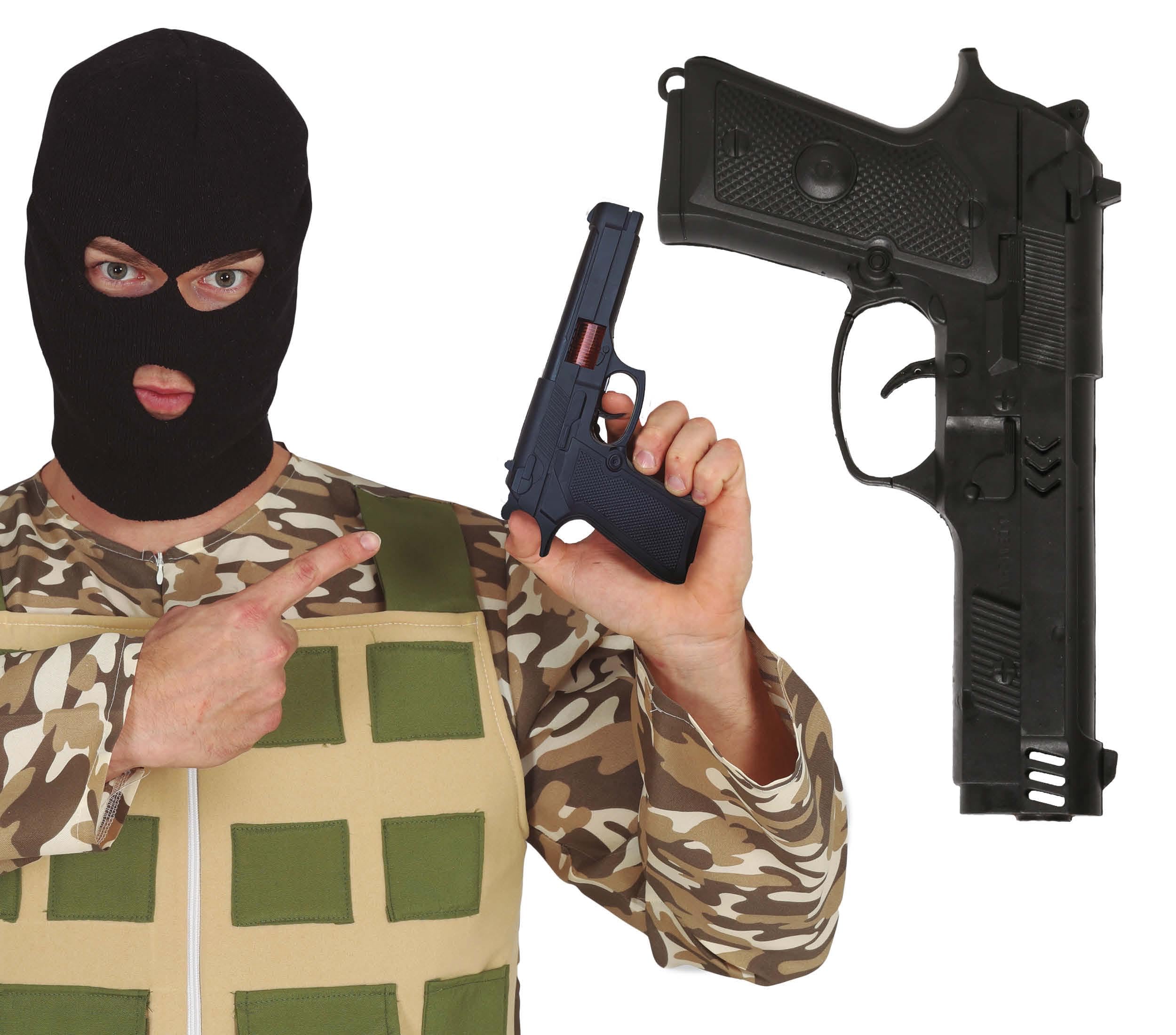 Fiestas Guirca Toy Gun Fancy Dress Accessory For Police Military ...