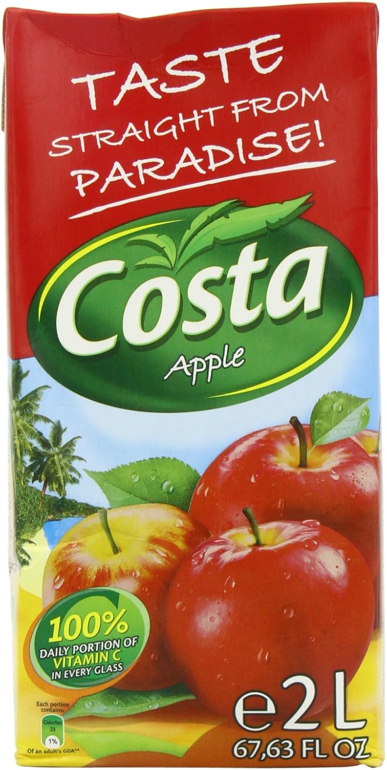 Costa Apple Drink 2 Litre (Pack of 6) : Amazon.co.uk: Grocery