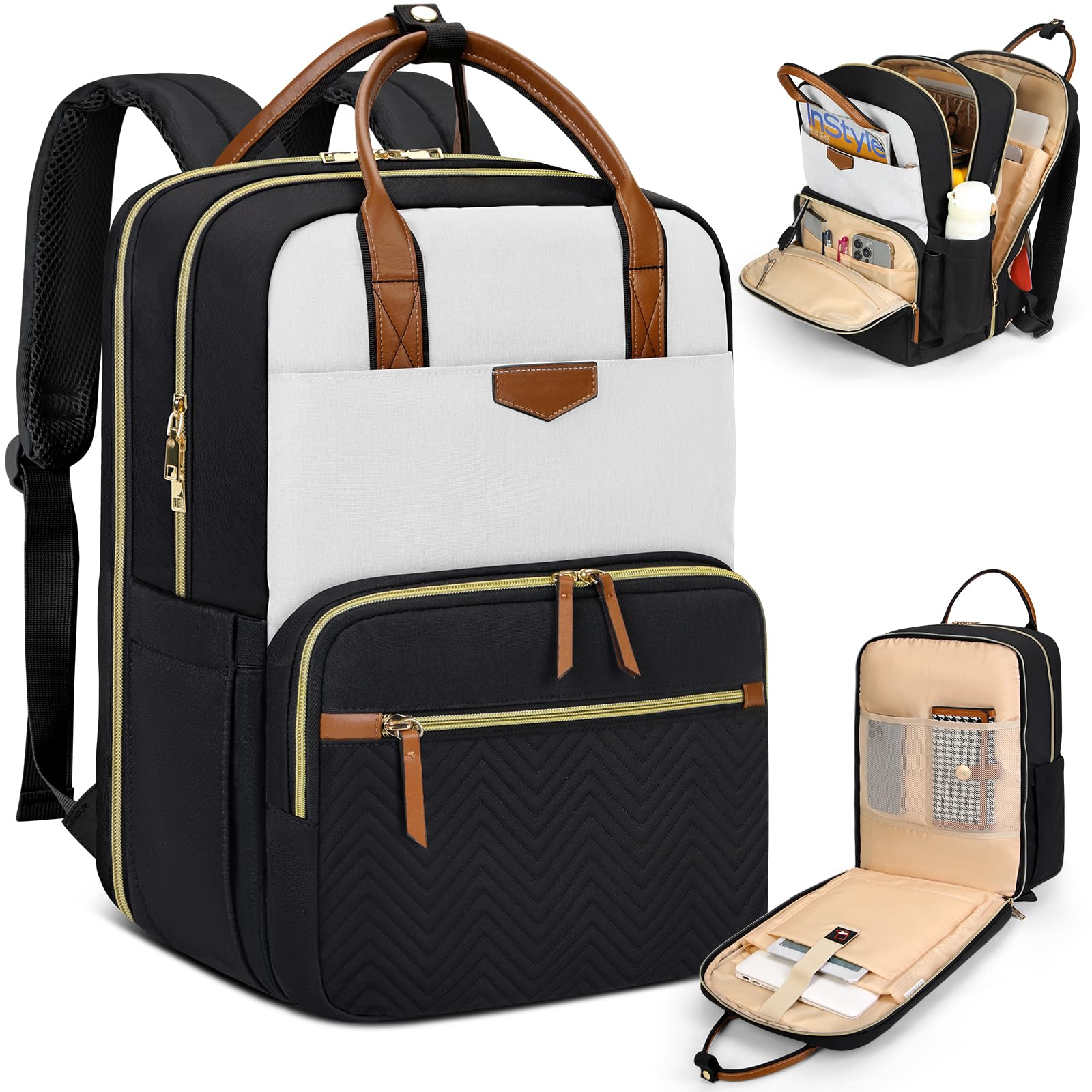 Mochila para Laptop Mujer Mochila para Computadora de 15.6 Pulgadas ...