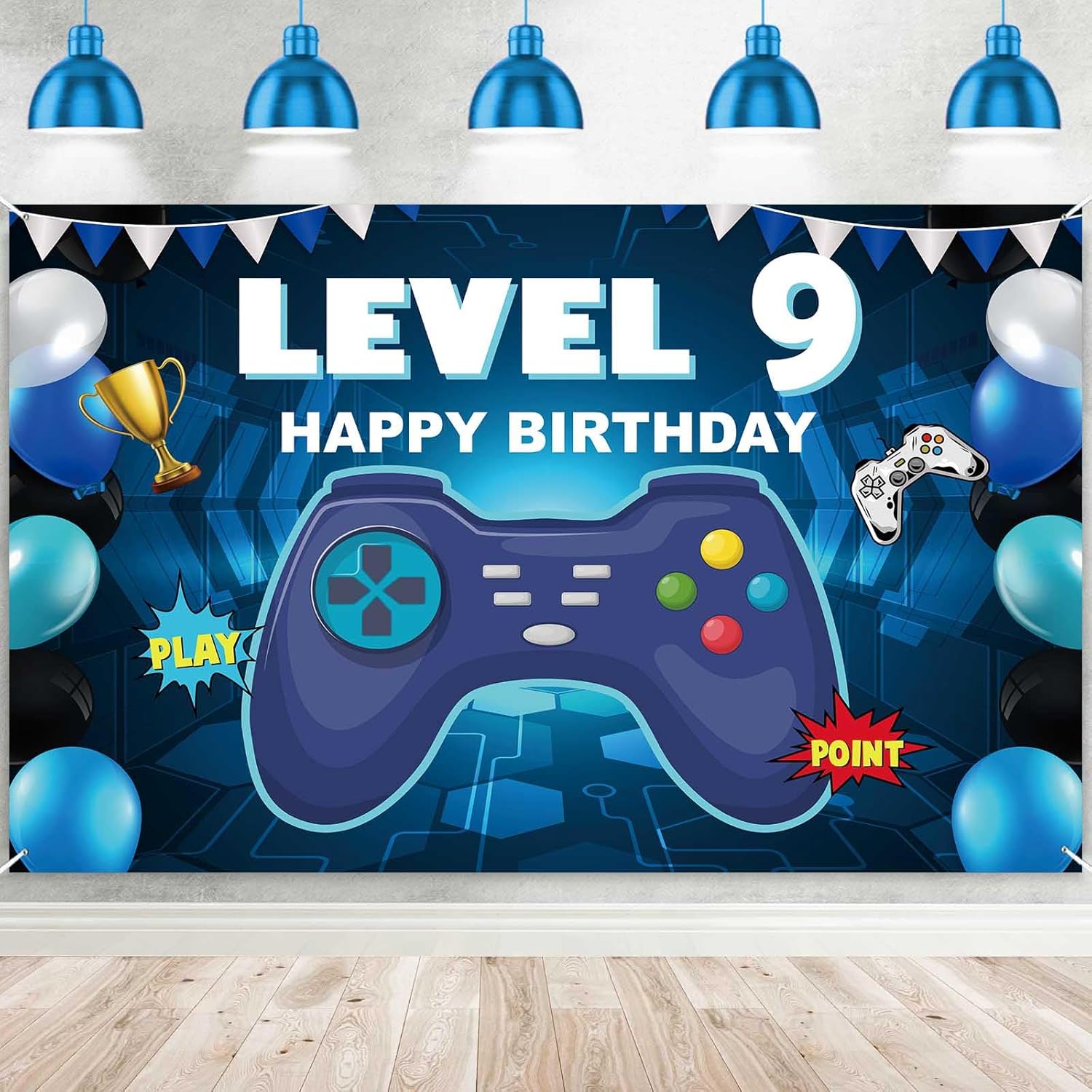 Level 9 Unlocked Happy 9 Birthday Level Up Banner Australia | Ubuy
