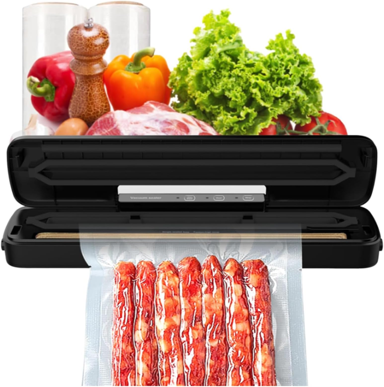 Amazon.com: KVSK Vacuum Sealer Machine, 6-in-1 Compact Food Sealer ...