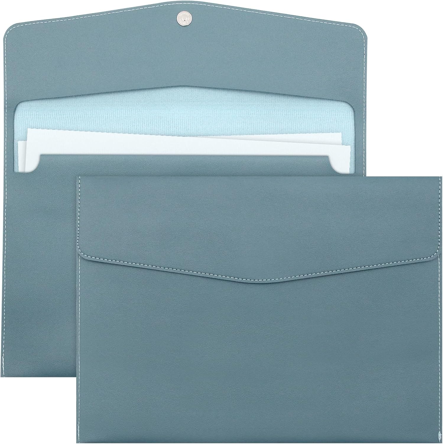 Lookka A4 Document File Folder, New Soft Leather A4 Pocket Envelope ...