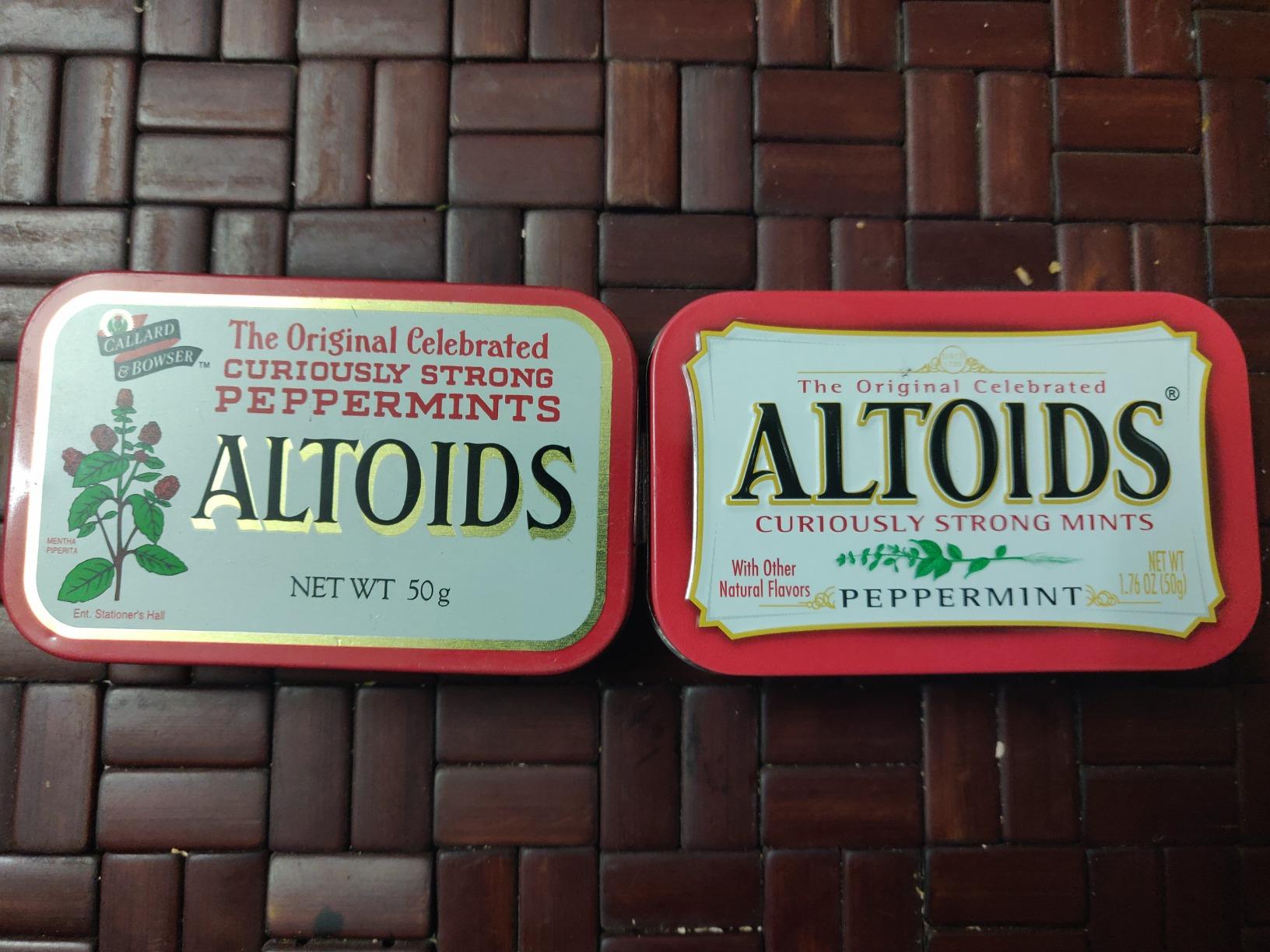 Altoids Curiously Strong Mints Peppermint Pouch, 50 G - Pounds : Amazon ...