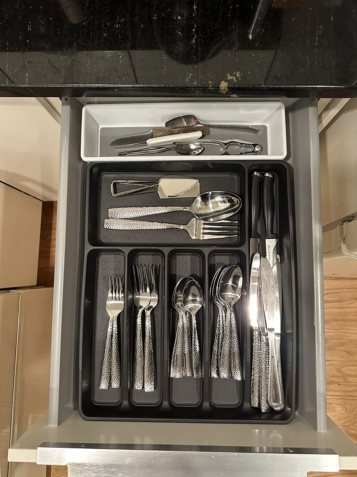 $5/mo - Finance madesmart Antimicrobial Classic Large Silverware Tray ...