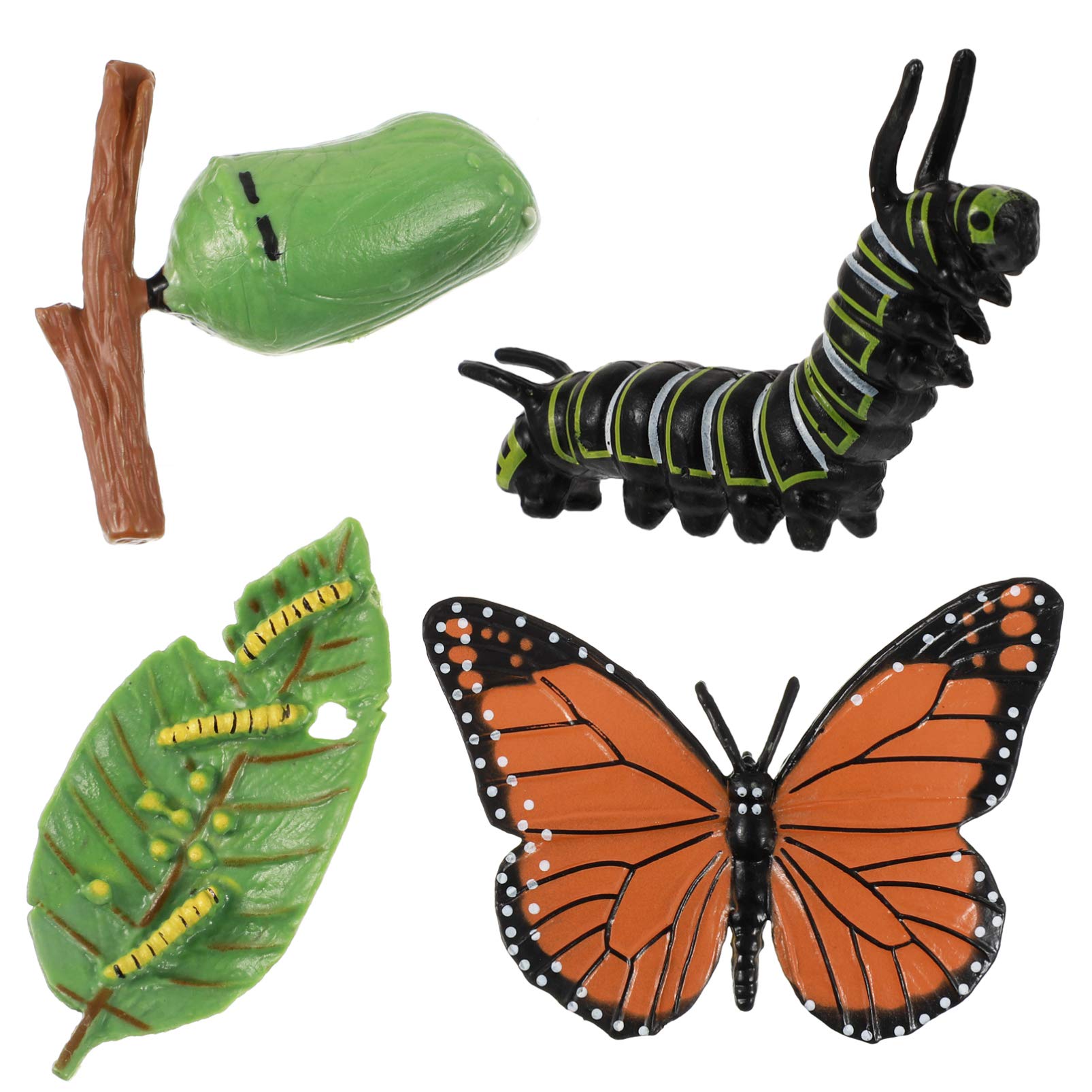 Buy Holibanna 1 Set/ 4pcs Insect Figurines Life Cycle of Butterfly ...