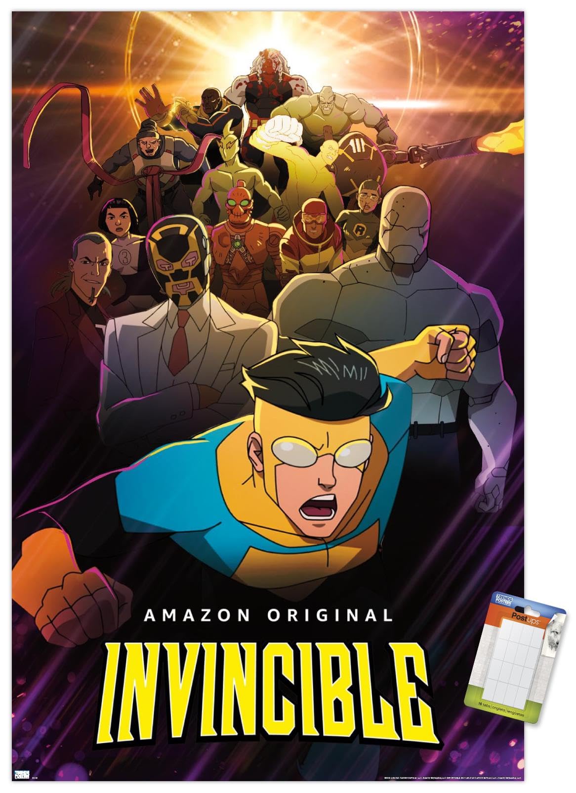 Amazon.com: Trends International Invincible - Purple One Sheet Wall ...