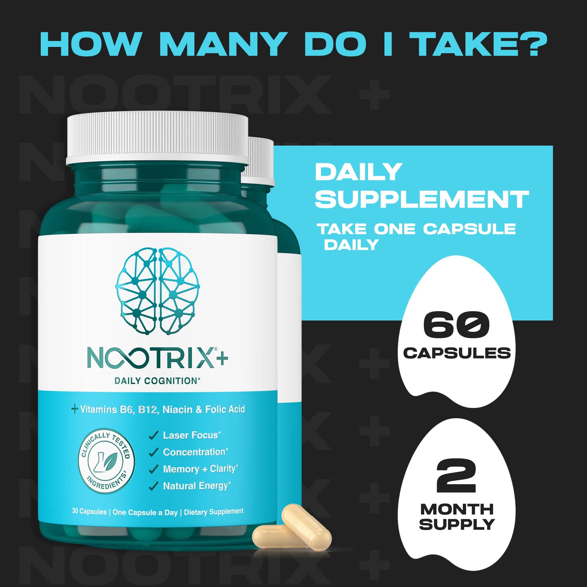 Snapklik.com : Brain Plus Nootropic Supplement Supports Memory, Mental ...