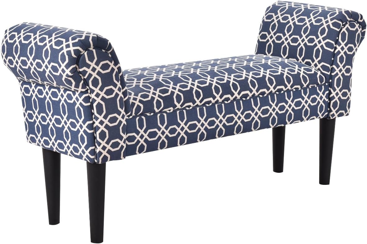 Amazon.com: Giantex Upholstered Armed Bench for Bedroom Comfortable ...