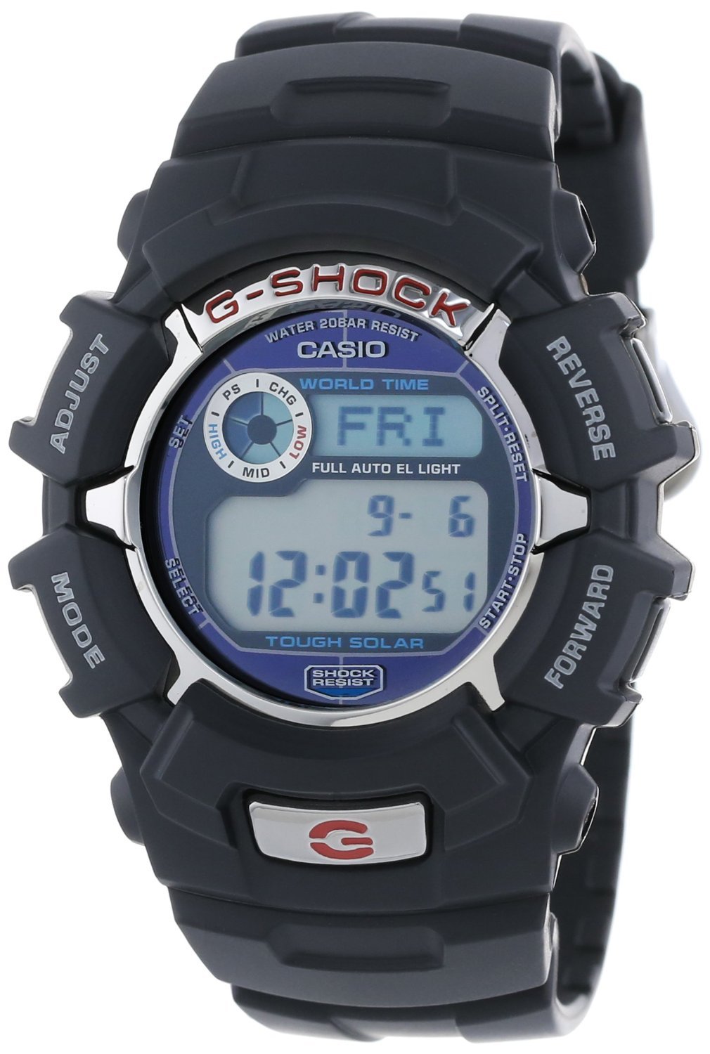 Amazon.com: Casio Men's G2310R-1 G-Shock Tough Solar Power Digital ...
