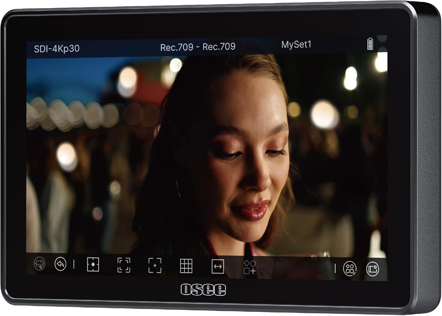 Amazon | Osee G7 Pro カメラ モニター 7インチ タッチスクリーン ビデオモニター、3000Nits HDR 3G-SDI フィールド モニター、カメラ コントロール ...