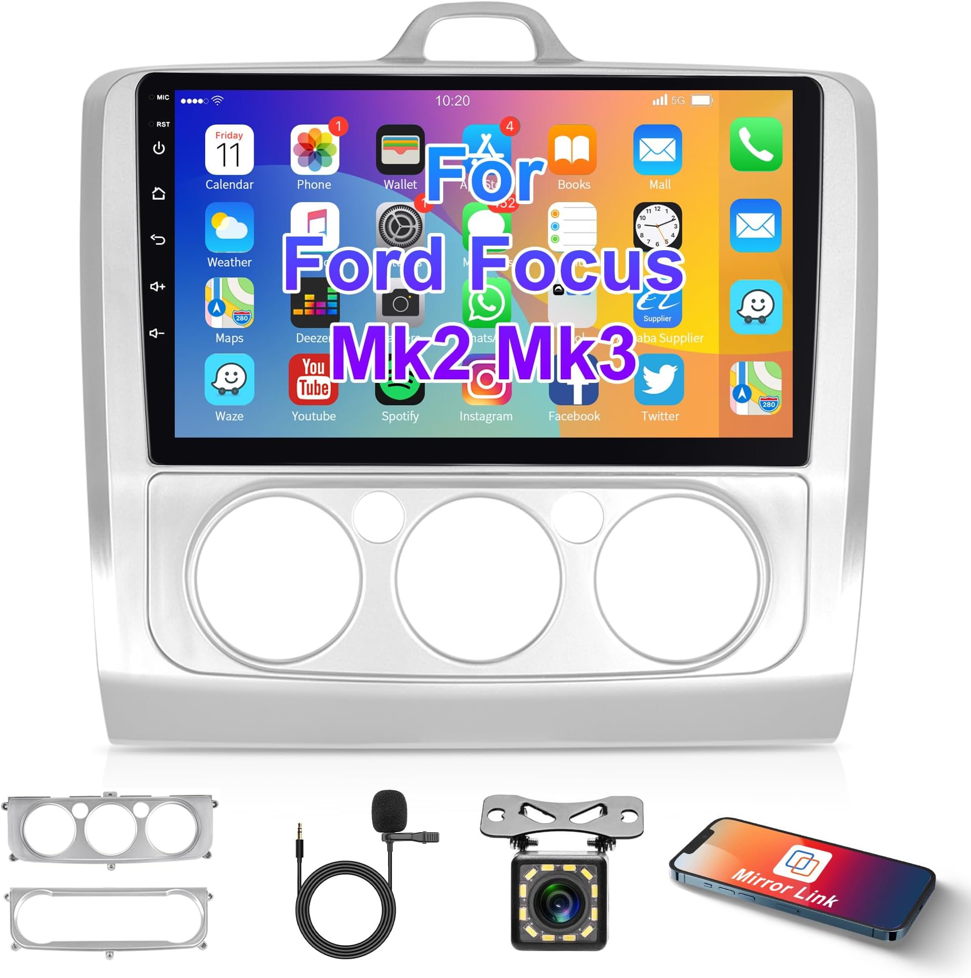 Android Autoradio für Ford Focus Mk2 Mk3 Exi MT 2 3 2004-2011 Autoradio ...