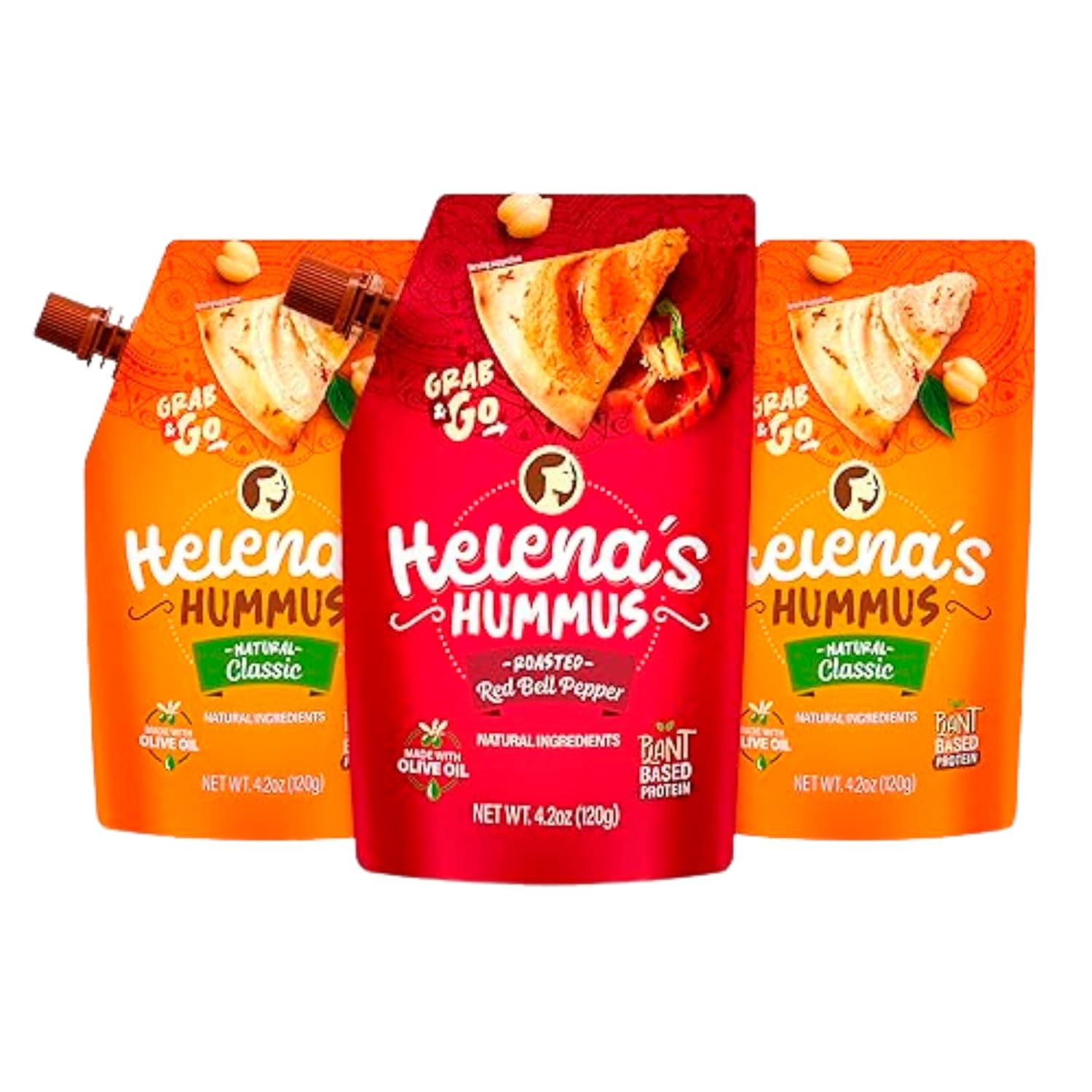 Amazon.com: Helena Hummus (3-pack), Shelf-Stable, No Added ...